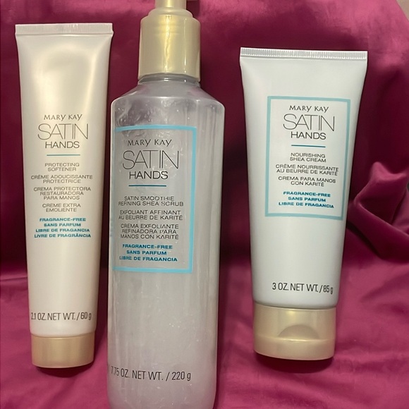 Mary Kay | Skincare | Mary Kay Satin Hands Fragrance Free Set Full Size ...